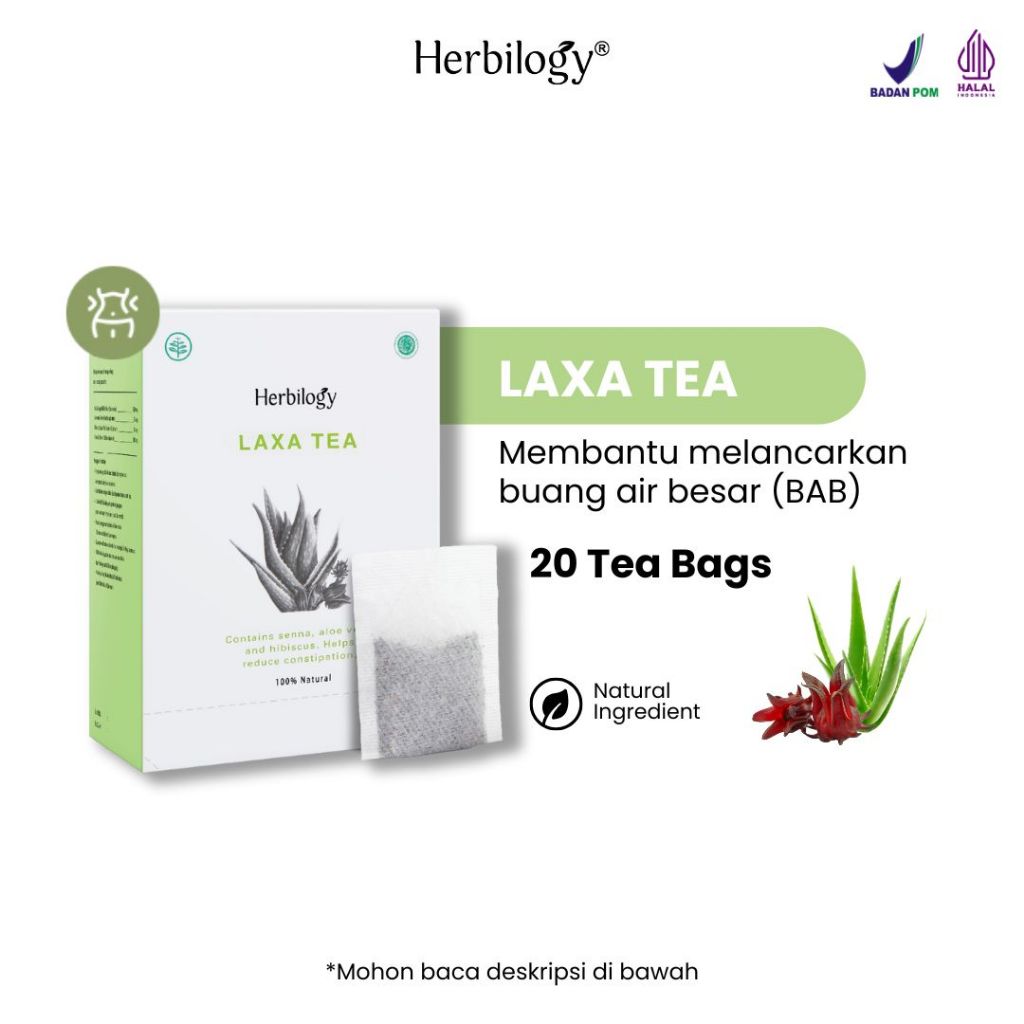 Jual Herbilogy Laxa Tea 20 Teabags | Shopee Indonesia