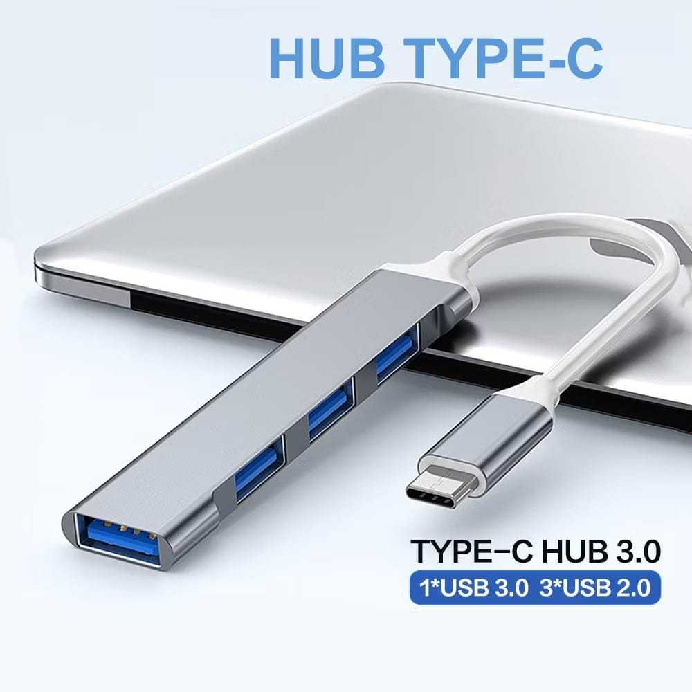 Jual TYPE C USB 3.0 HUB 4 PORT HIGH SPEED TYPE C TO USB HUB - C-809 ...