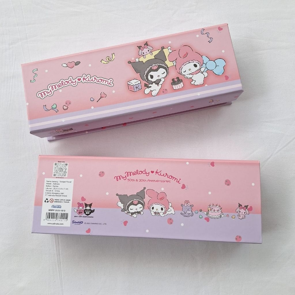 Jual Kuromi My Melody Paper Pen Case, Stiker DIY Adinata / Tempat Pensil / DIY / Perlengkapan ...