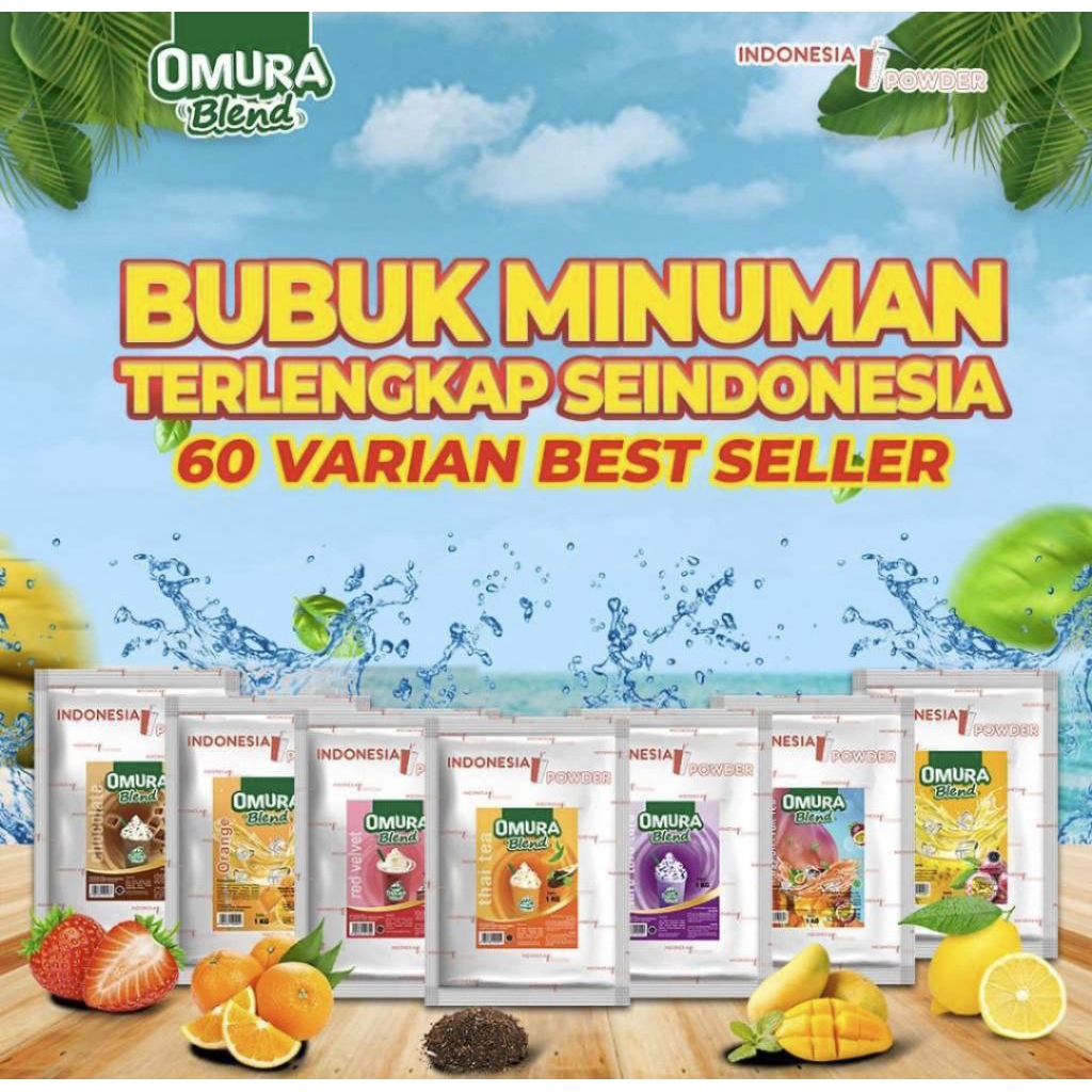 Jual Omura bubuk minuman 500gr - bubuk Minuman Premium Mix Gula Aneka ...