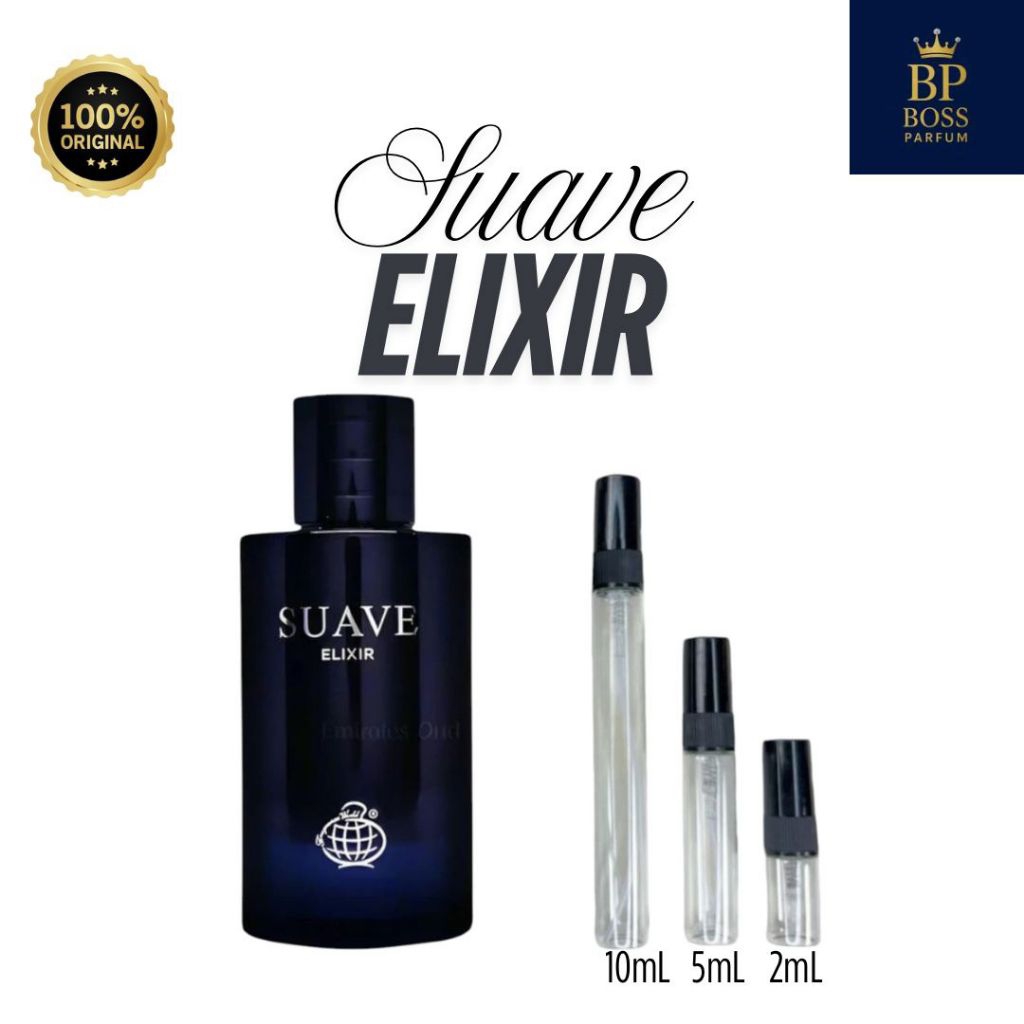 Jual Fragrance World Suave Elixir For Men Extarid De Parfum | Shopee ...