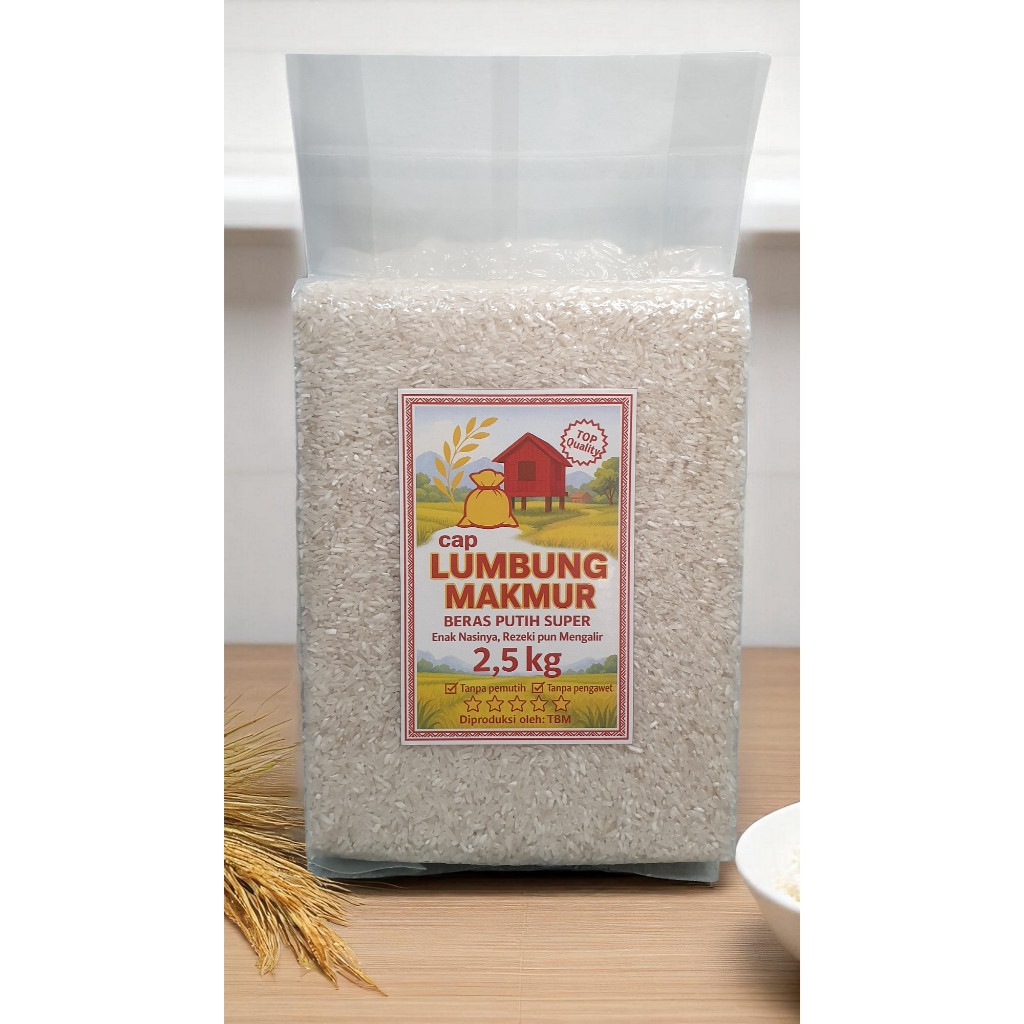 Jual Beras Putih Setra Ramos Cap Lumbung Makmur 2.5kg | Shopee Indonesia