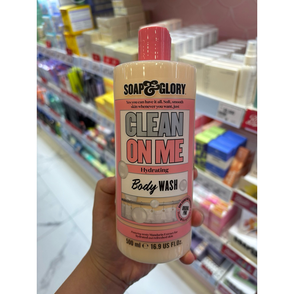 Jual Soap & Glory CLEAN ON ME Hydrating Body Wash | Shopee Indonesia