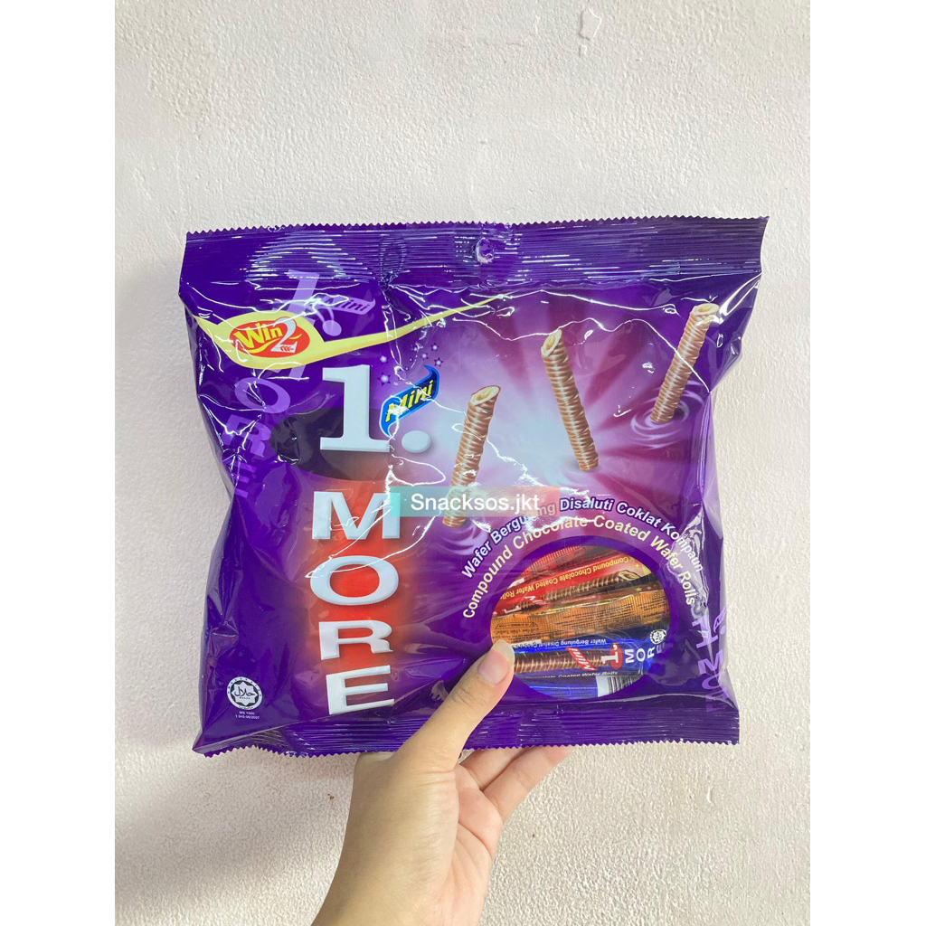 Jual WIN WIN MINI 1 MORE COATED WAFER ROLL CHOCOLATE - WIN2 | Shopee ...