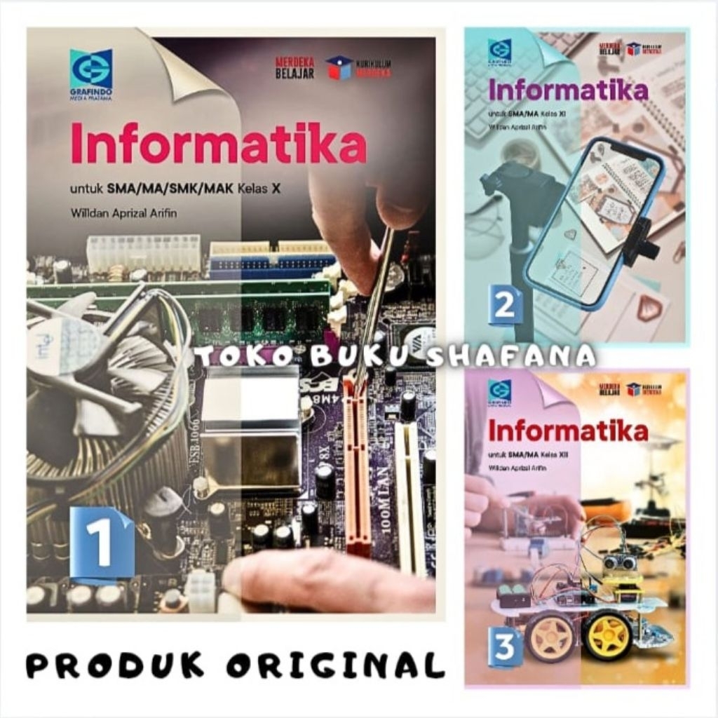 Jual Buku Informatika Kelas 10 11 12 / 1 2 3 SMA Penerbit Grafindo Kurikulum Merdeka | Shopee ...