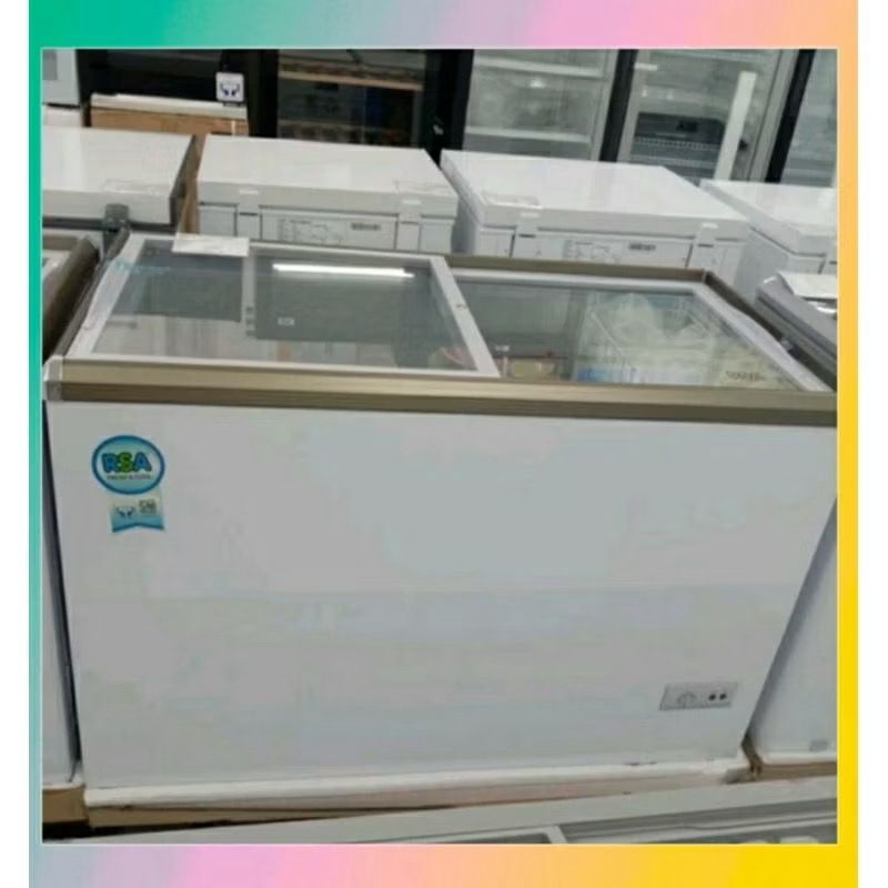 Jual RSA XS-320 CHEST FREEZER 300 LITER SLIDING KACA (NEW) | Shopee ...