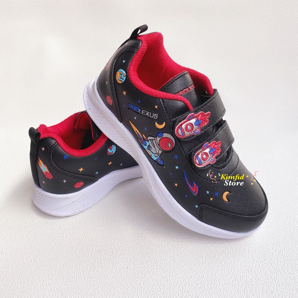 Jual Sepatu Sekolah Anak New Era Prolexus space Super Heli Perekat ...