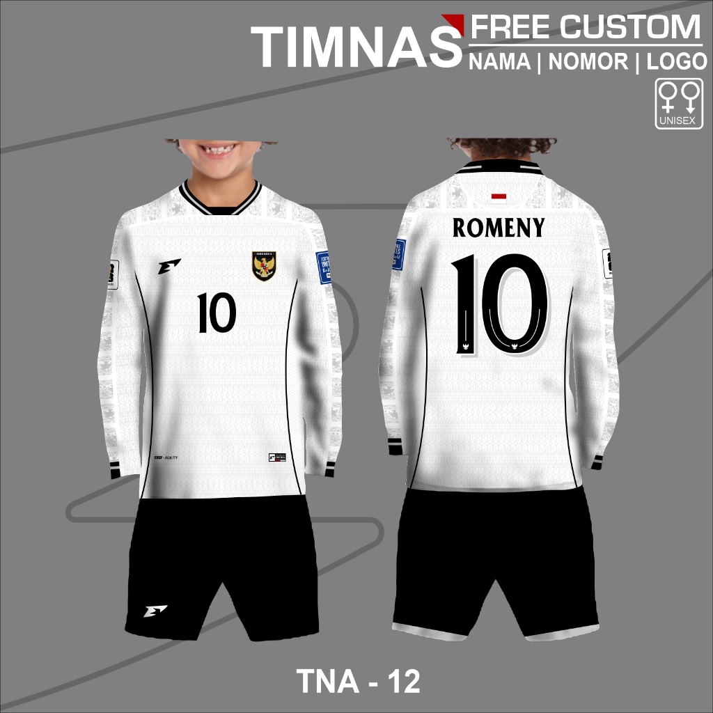 Jual Set Baju celana timnas indonesia fantasi away terbaru 2025 kaos ...