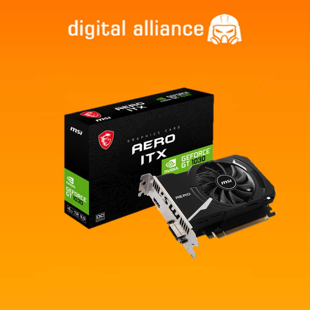 Jual MSI VGA NVIDIA GEFORCE GT 1030 AERO ITX 4GB GDDR4 OC 3Y | Shopee ...