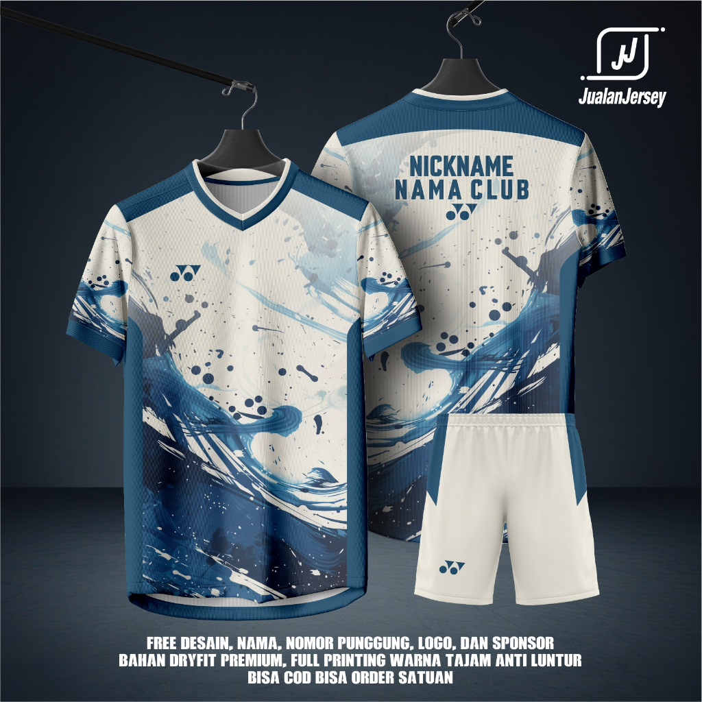 Jual JERSEY BAJU BADMINTON BULUTANGKIS CUSTOM FREE CUSTOM DESIGN- NAMA-CLUB | Shopee Indonesia