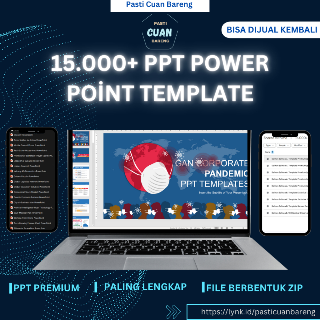 Jual 15.000+ Template PPT Premium | Slide PowerPoint Profesional & Siap Pakai | Shopee Indonesia
