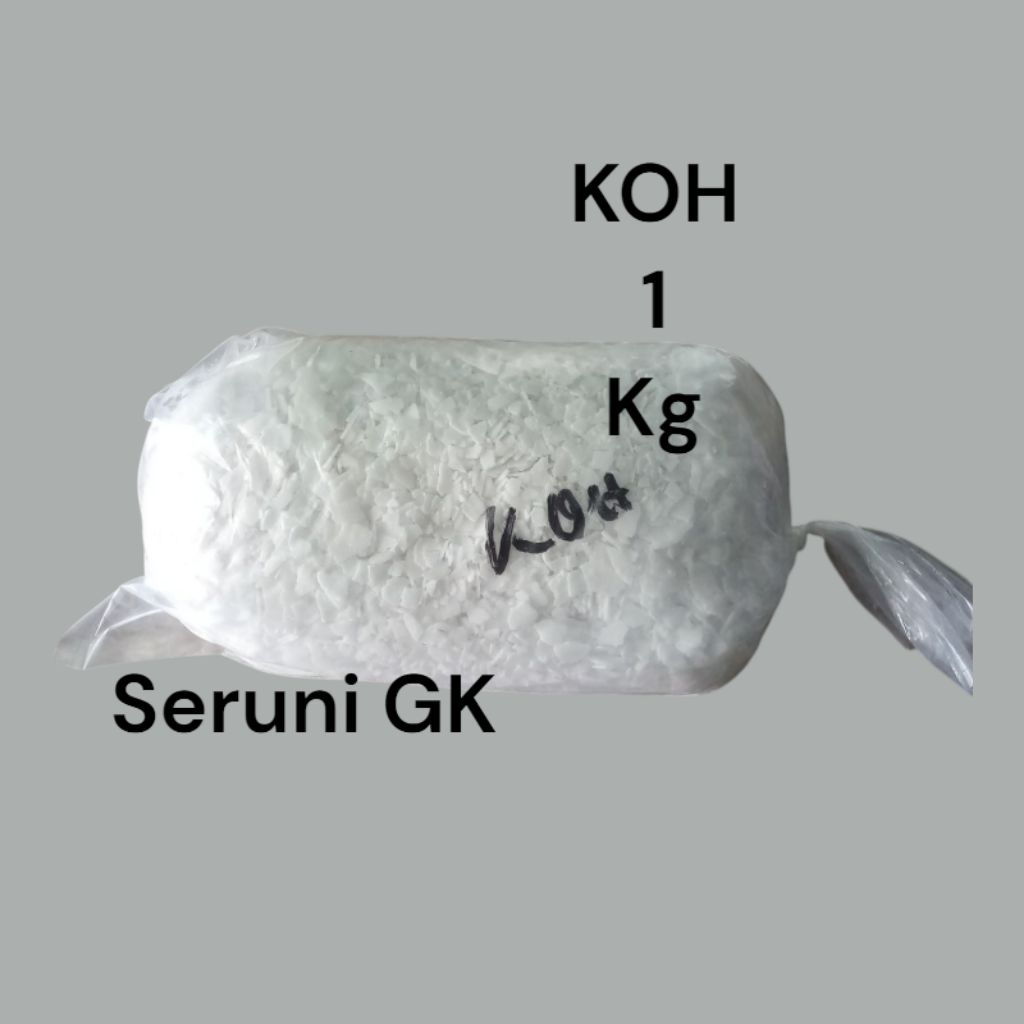 Jual Potassium Hydroxide - KOH - Kalium Hidroksida 1KG | Shopee Indonesia