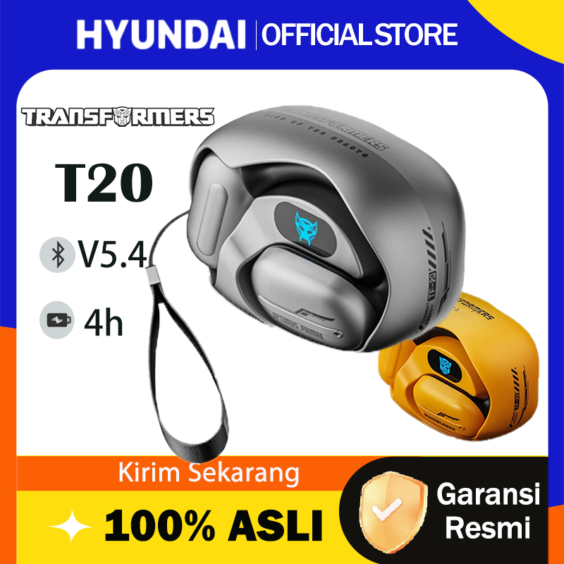 Jual Hyundai x Transformers T20 Tws Ear Hook Earphone Gaming Low ...