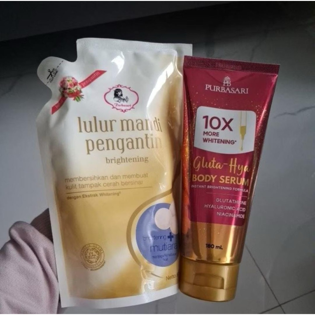 Jual Paket Purbasari Lulur Mandi Pengantin Brightening + Mutiara 500gr ...