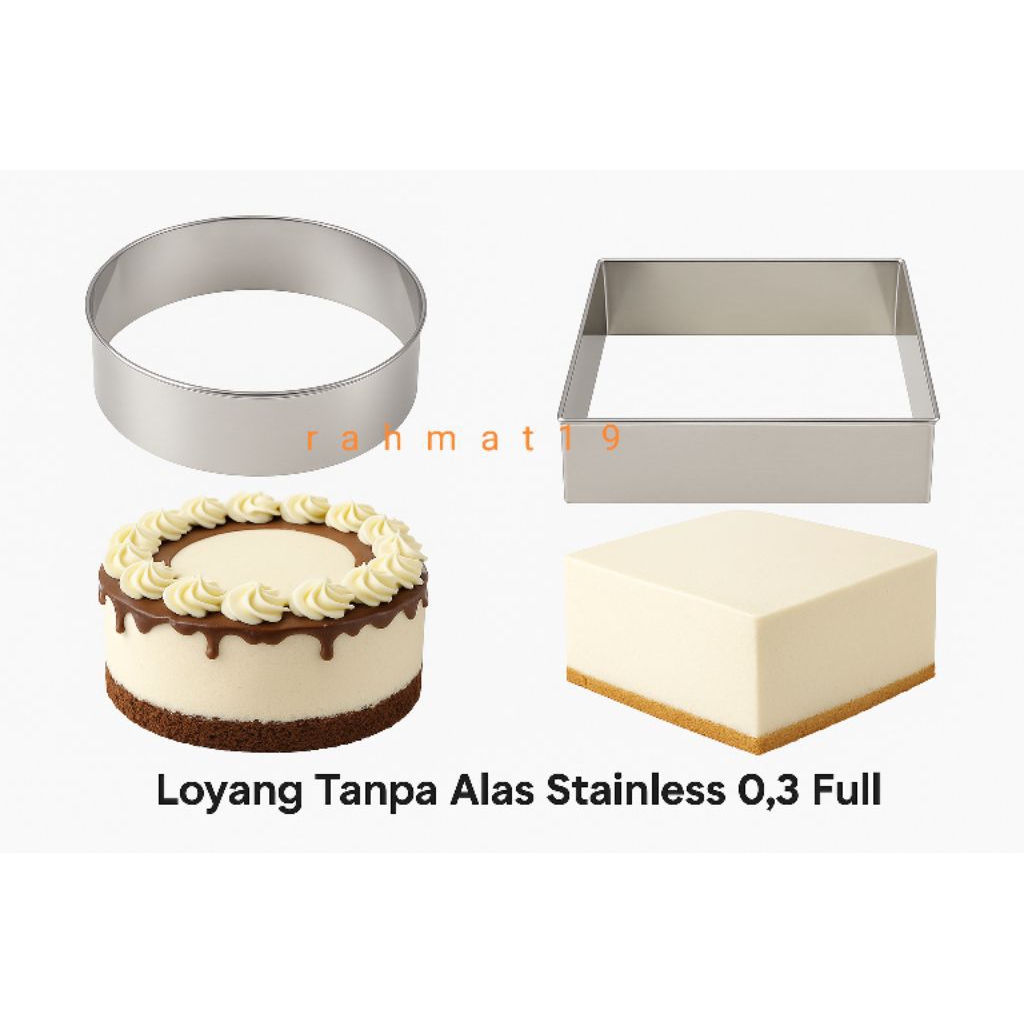 Jual COOKIES CUTTER BULAT UK 5-25 TINGGI 5CM/mouse ring korean cake ...