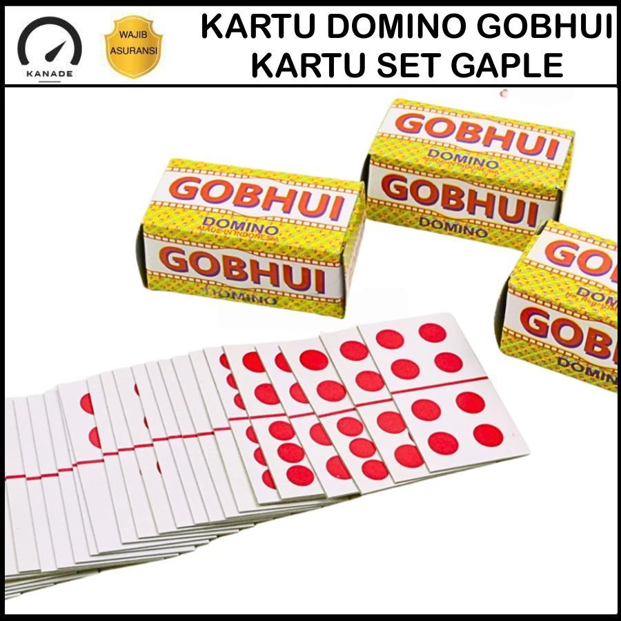 Jual Kartu Domino Gobhui / Kartu Set Gaple / Gapleh Kartu Mainan ...