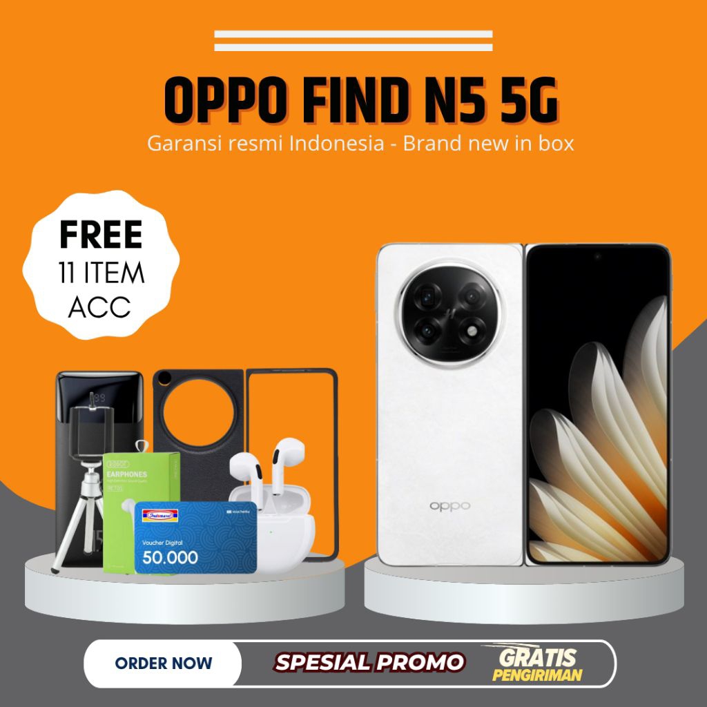 Jual OPPO FIND N5 5G 16GB/512GB GARANSI RESMI | Shopee Indonesia