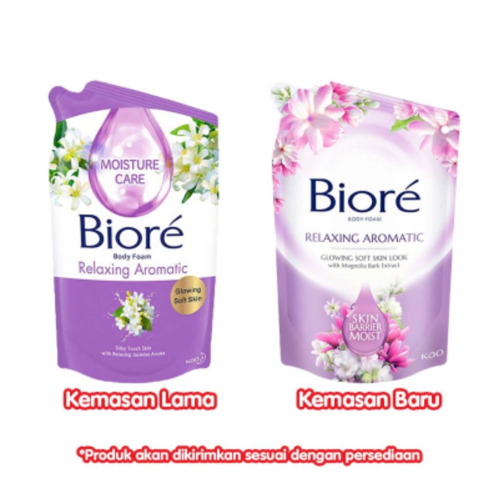 Jual Biore Body Foam Relaxing Aromatic moisture Care 800ml New ...