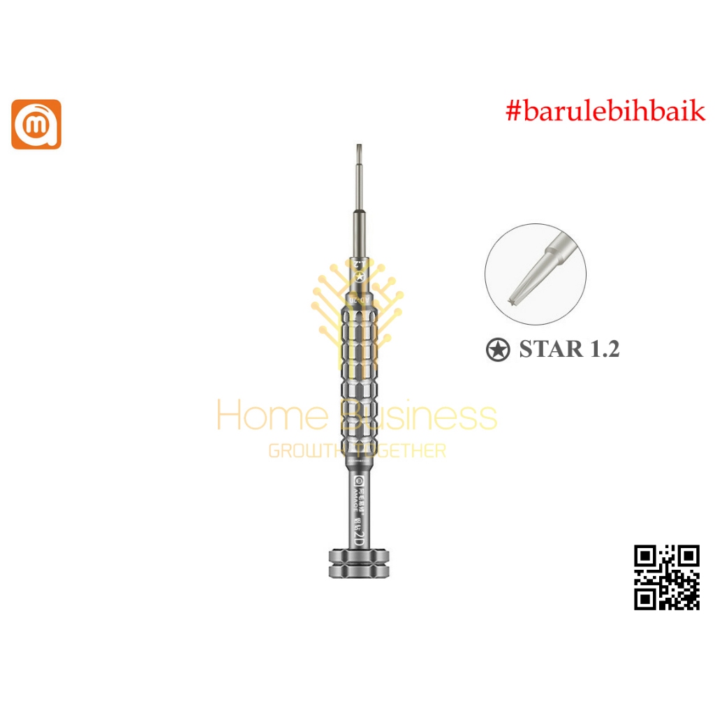 Jual Obeng Presisi AMAOE AM 2D P5 Obeng Mac Macbook 1.2MM Pentalobe ...