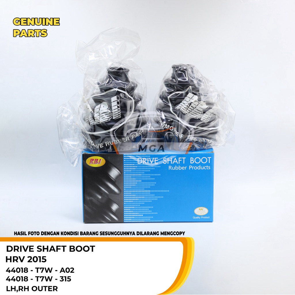Jual KARET AS RODA LUAR / DALAM - BOOT CV JOINT IN / OUT HONDA HRV ...