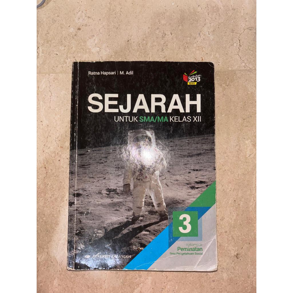 Jual Buku Paket Pelajaran Sejarah Peminatan Kelas 12 Erlangga / SMA 3 XII K13 Kurikulum 2013 ...