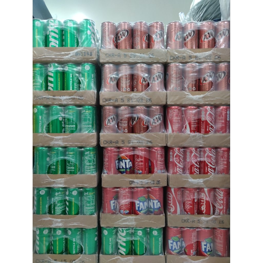 Jual [T&T] READY STOCK Fanta Coca Cola Sprite A&W AW Kaleng Krat ...