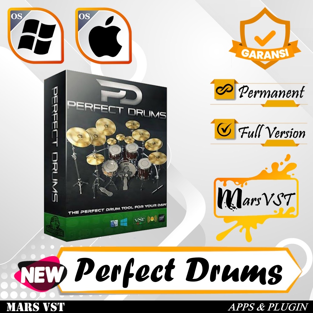 Jual (Win/Mac) Perfect Drums + Library Full Versi Permanent | Shopee ...