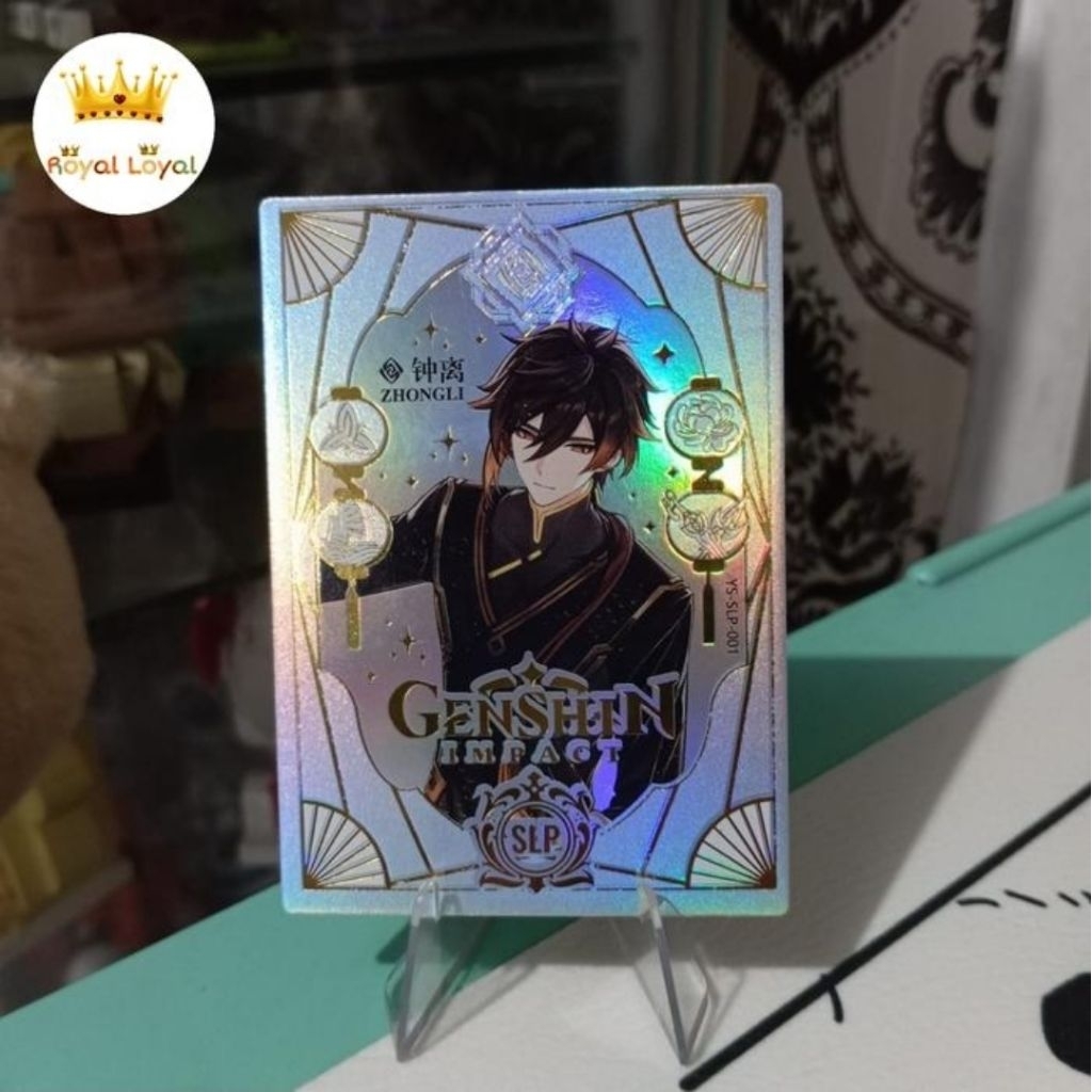 Jual Zhongli Kartu Collection CCG Genshin Impact SLP Tebal Card - (SLP ...