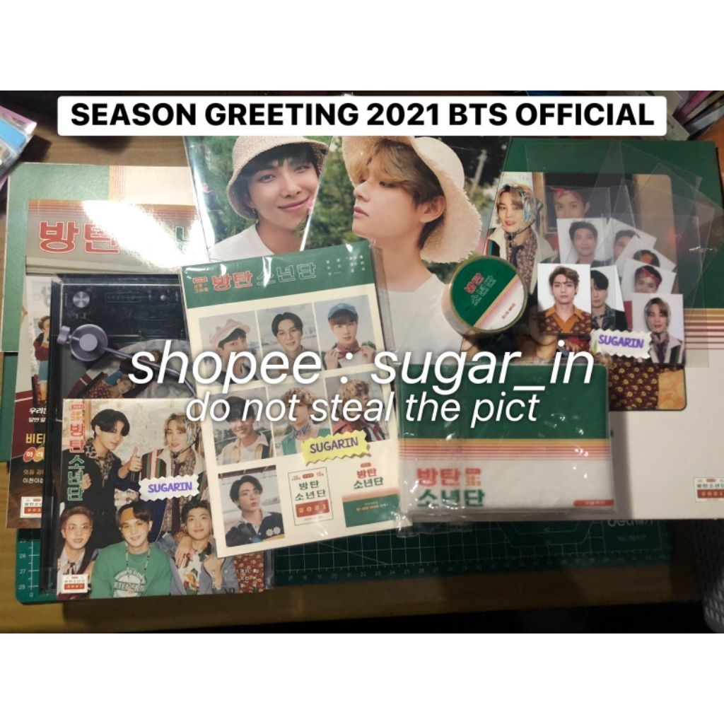Jual [READY STOCK] OFFICIAL SEASON GREETING 2021 SG21 BTS OUTBOX MINI ...