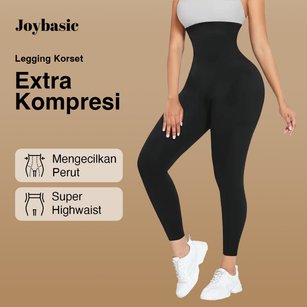 Jual Joybasic Women's Legging Korset | Shopee Indonesia