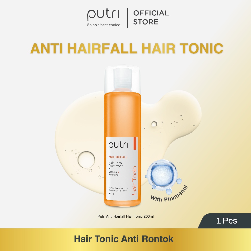 Jual Putri Hair Tonic 200mL – Anti Rambut Rontok, Lepek, Kusam | Hair ...