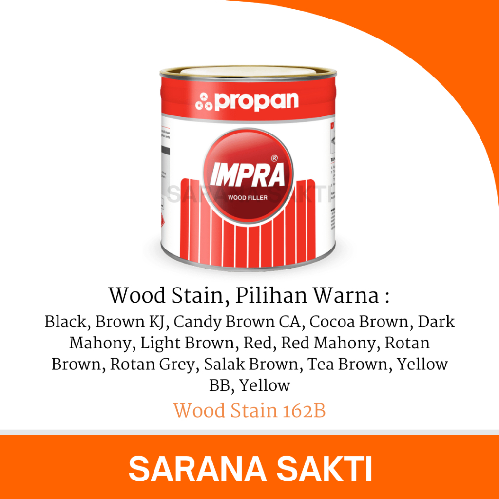 Jual Wood Stain 162B | Propan Impra Woodstain Wood Stain WS-162 1 Liter ...