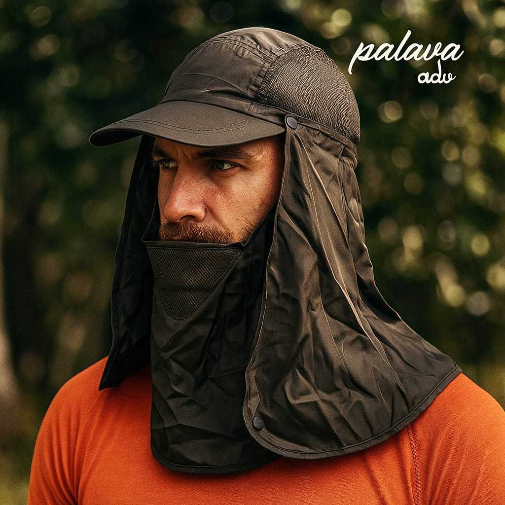 Jual Topi Memancing Tentara Jepang Anti UV Matahari Fishing Hat - MH011 ...