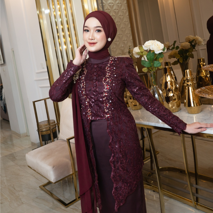 Jual MYLYF OFFICIAL - SISYL DRESS - SPAN - GAUN - PANJANG - RESEPSI ...