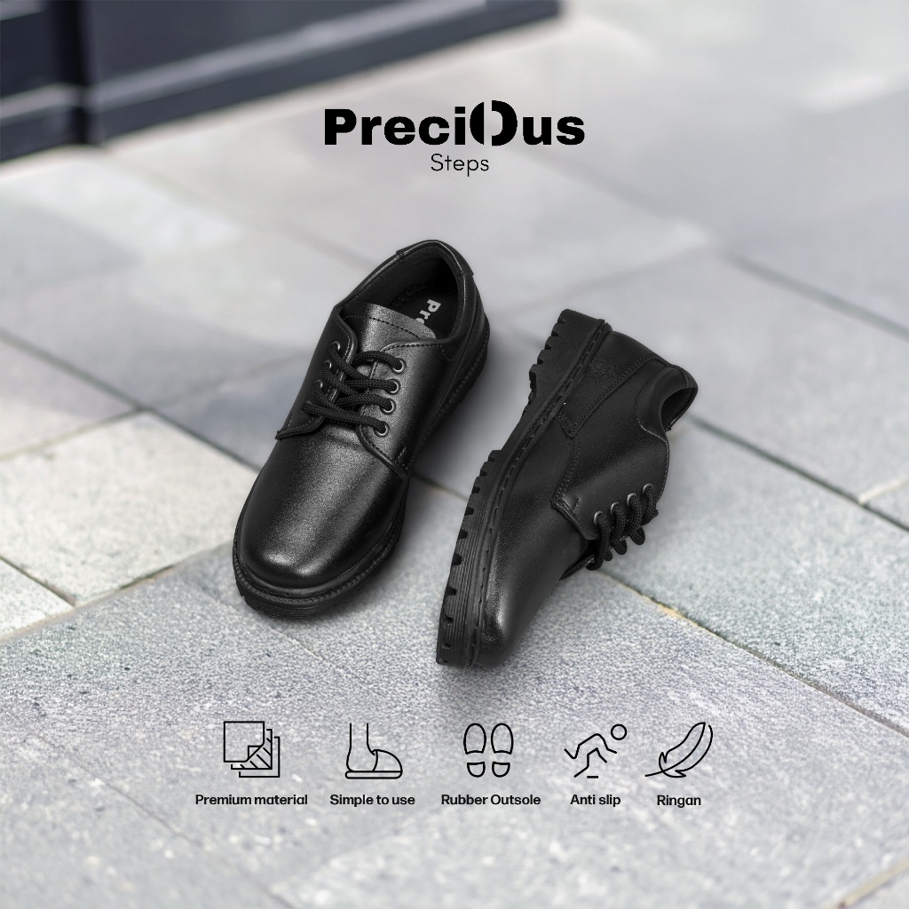 Jual Precious - Sepatu Formal Pria Sepatu Pantofel Kulit Hitam Sepatu ...
