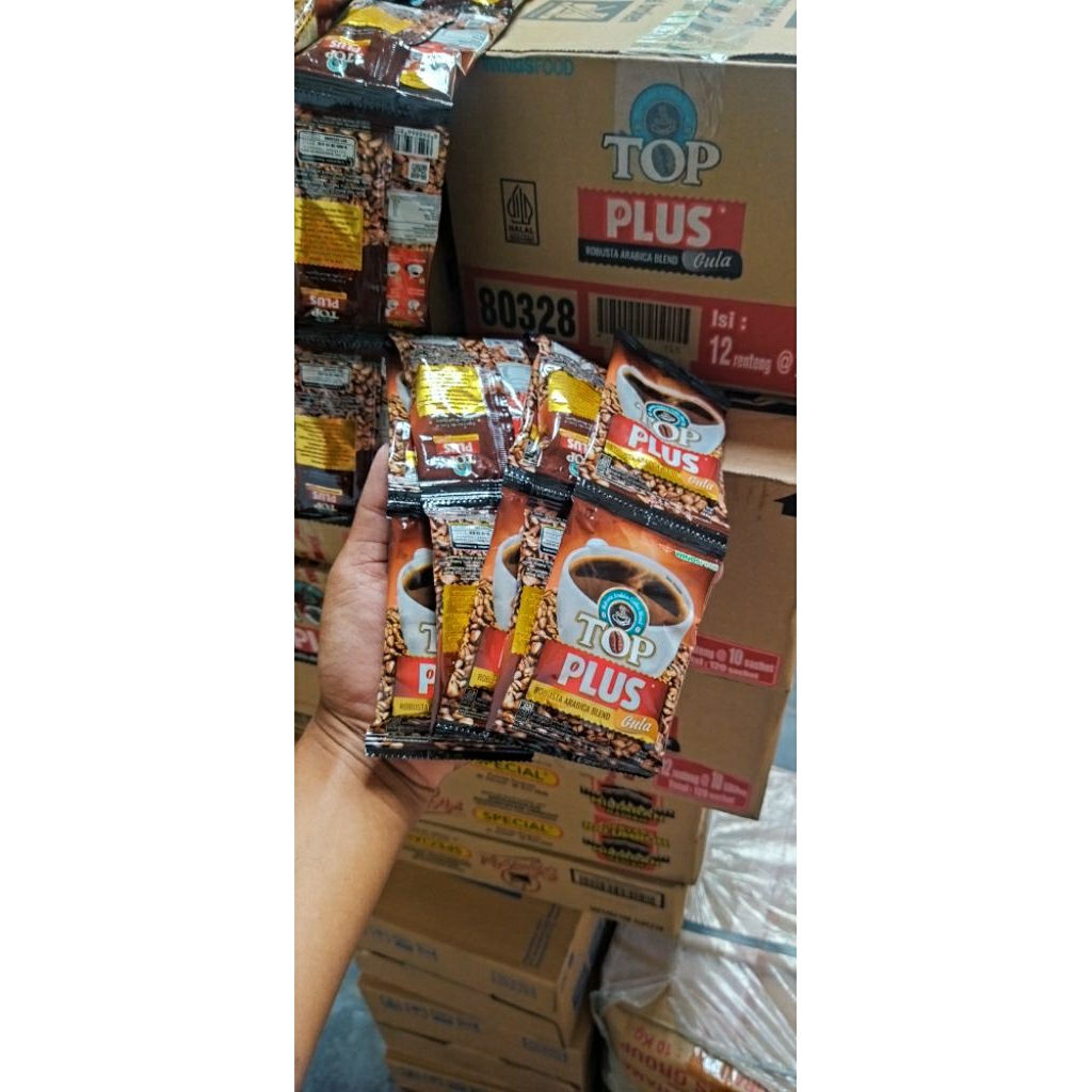 Jual Kopi Sacet TOP PLUS ROBUSTA ARABIKA BLEND (1 KARTON) / Kopi Bubuk ...
