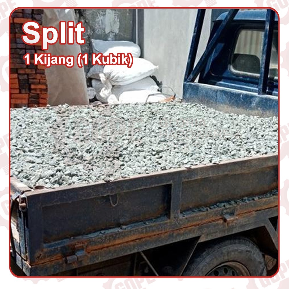 Jual Split Batu Korak Kerikil Material Bangunan Per 1 Kijang (1 Kubik ...