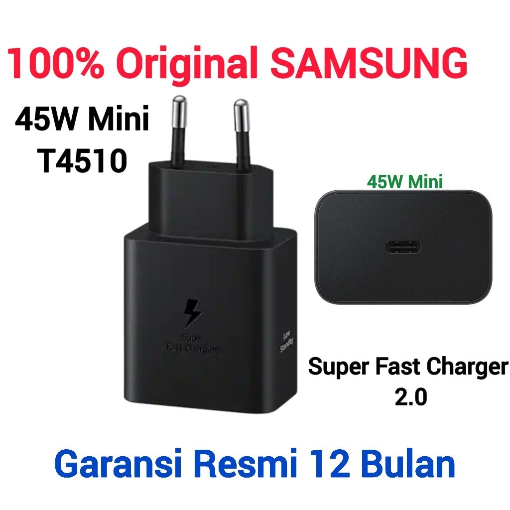 Jual Samsung Adapter Charger 45W Galaxy Tab S10 FE S10 FE+ Super Fast ...