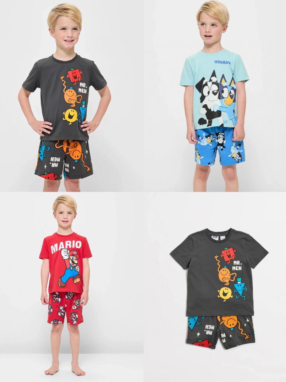 Jual Homie Tee Kids Set | size 1-8 years | bluey mario princess bowser ...
