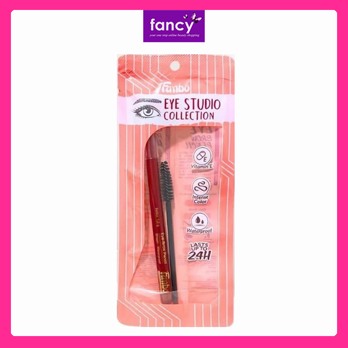 Jual Fanbo Pensil Alis Coklat (Eyebrow) RED Fantastic | Shopee Indonesia