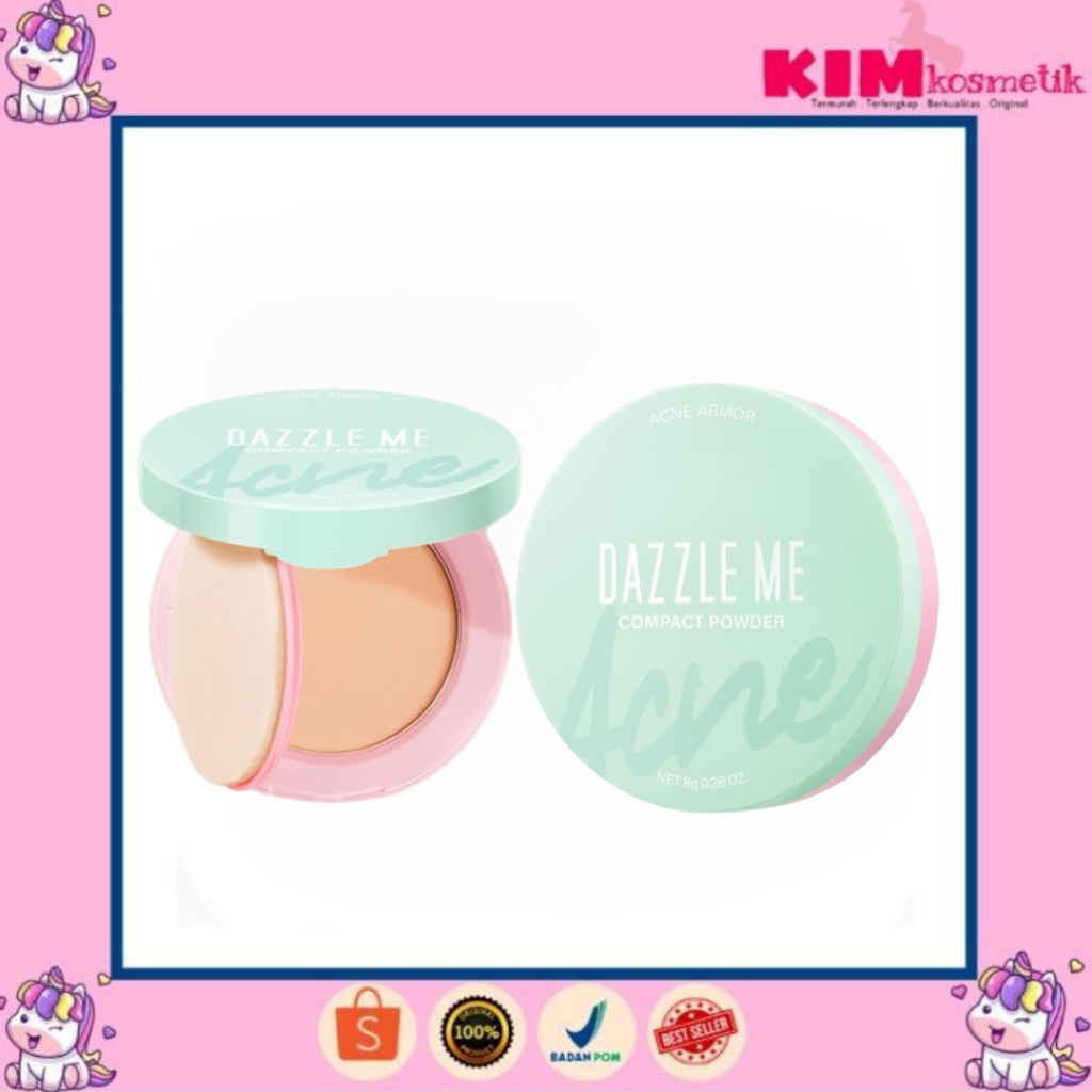 Jual DAZZLE ME (COMPACT) Acne Armor Flawless Flex Compact Powder Bedak ...