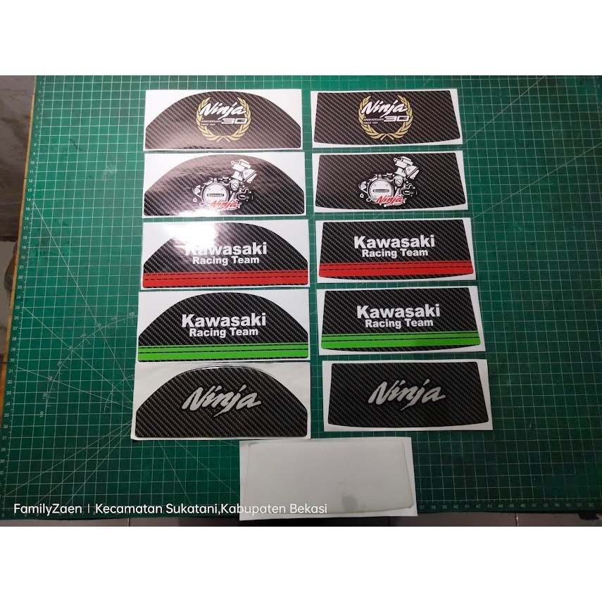 Jual Stiker Timbul Tatakan Jok Ninja R RR SS ZX | Shopee Indonesia
