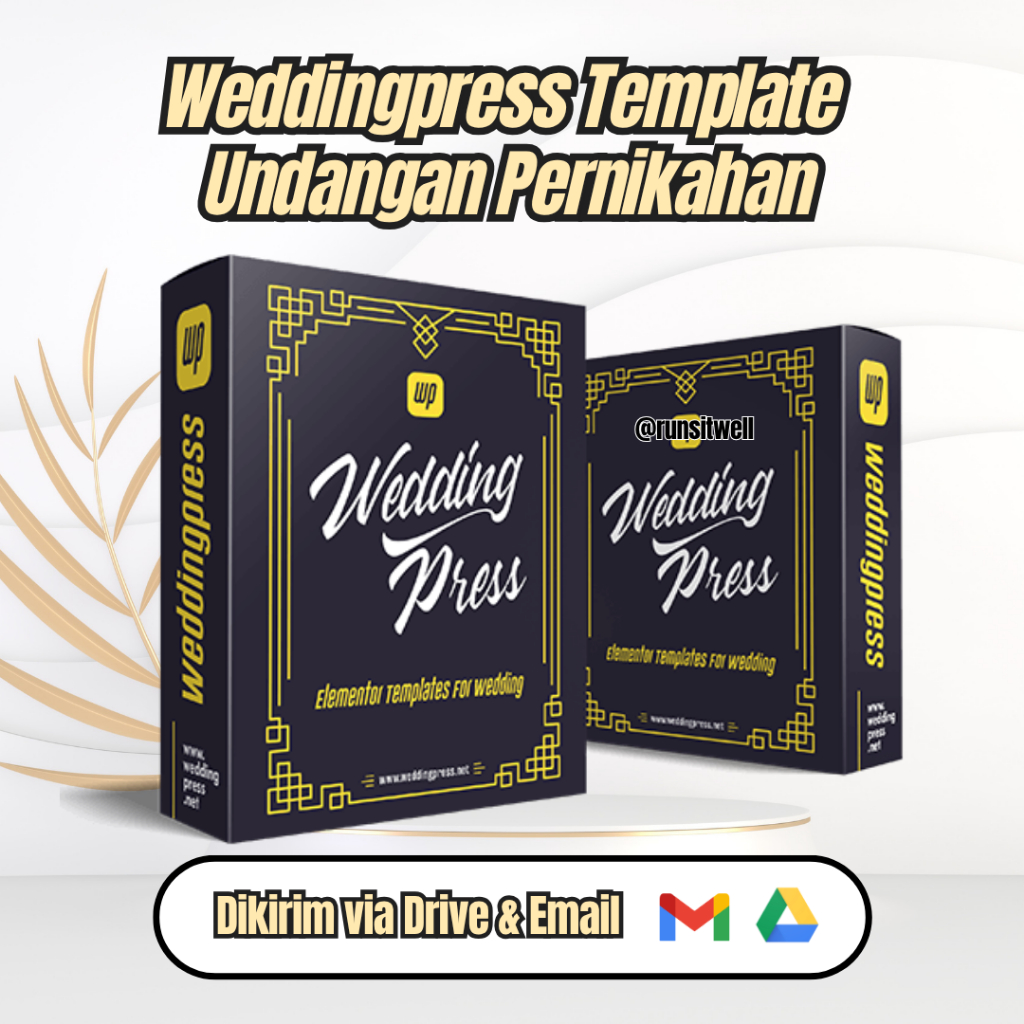 Jual Template Undangan Weddingpress Elementor JSON Wordpress | Template Undangan Wedding JSON ...