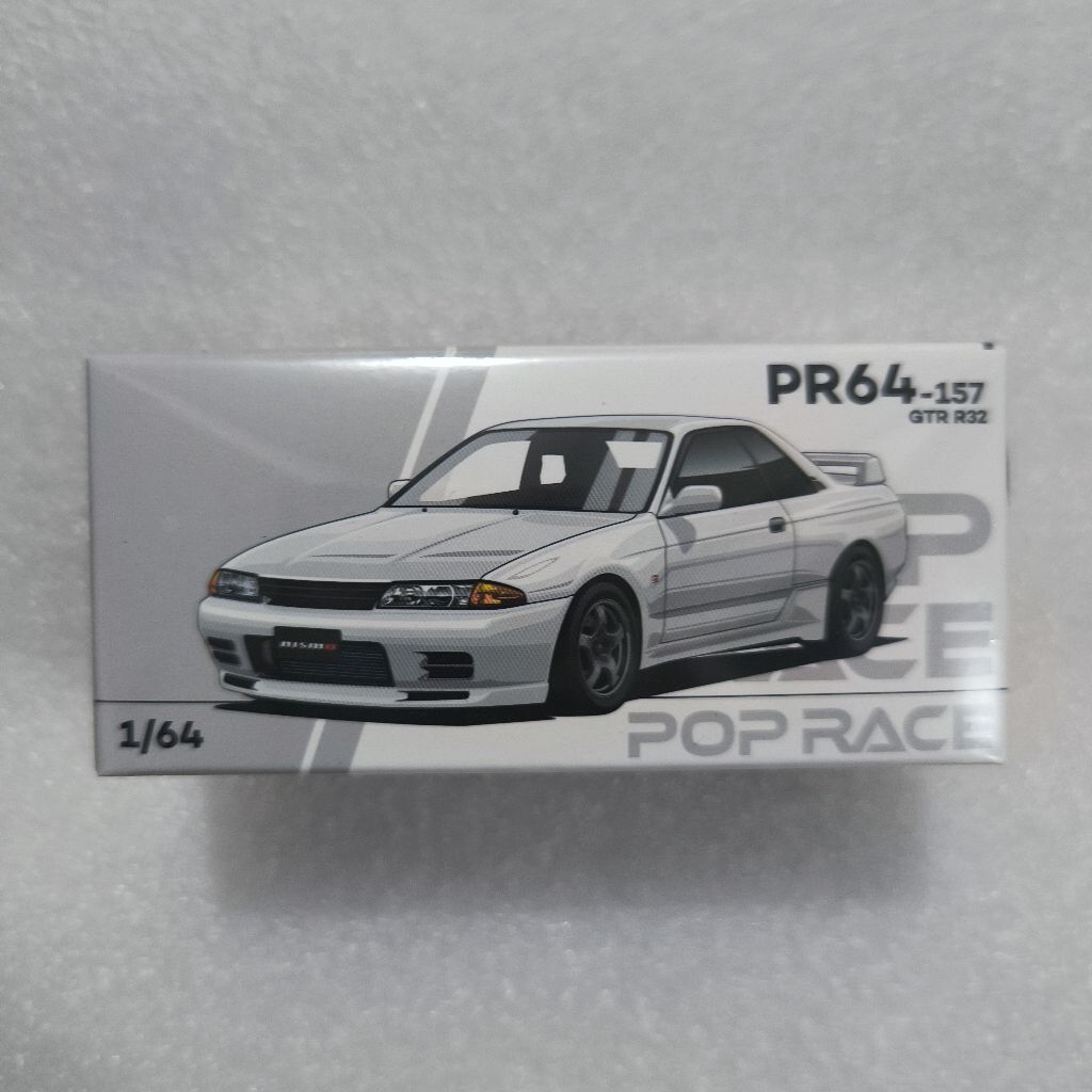 Jual POP RACE NISSAN SKYLINE GT-R R32 CRYSTAL WHITE | Shopee Indonesia