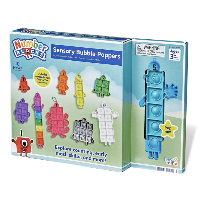 Jual Hand2Mind - Numberblocks Sensory Bubble Pop It 1–10 Math & Fine ...