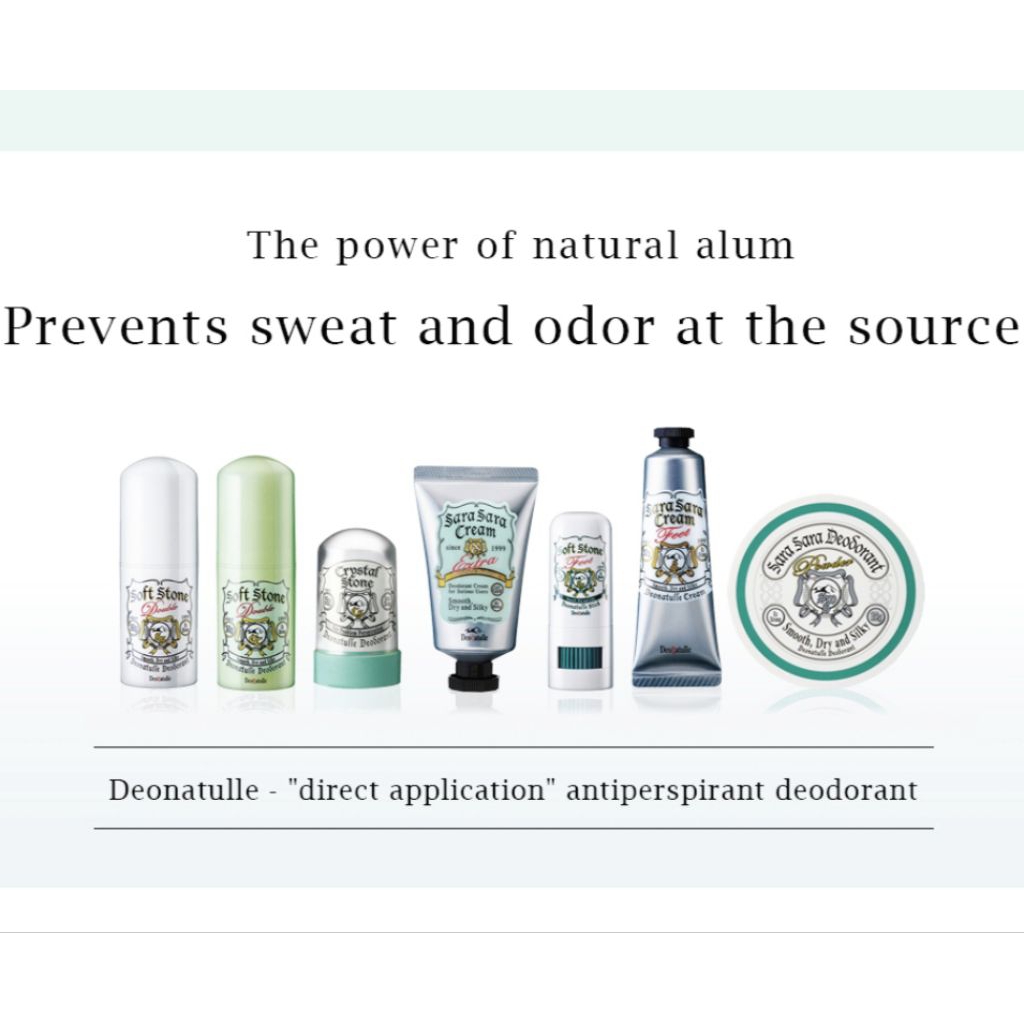 Jual RM Deonatulle Soft Stone Whitening Deodorant / Deonatulle Cream ...