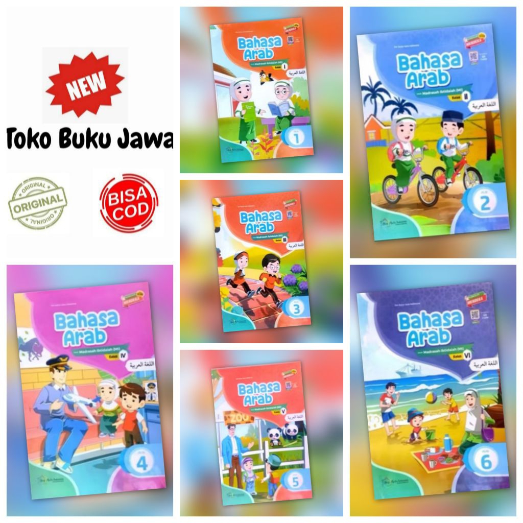 Jual [Pustaka Mulia] ORI Buku SD Bahasa Arab Kelas 1 2 3 4 5 6 Shaf Media Indonesia Pustaka ...