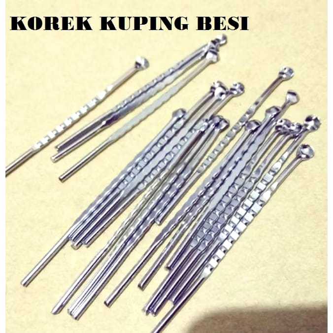 Jual Korek Kuping Besi 10Pcs Pembersih Telinga Isi 10 Korek Kuping ...
