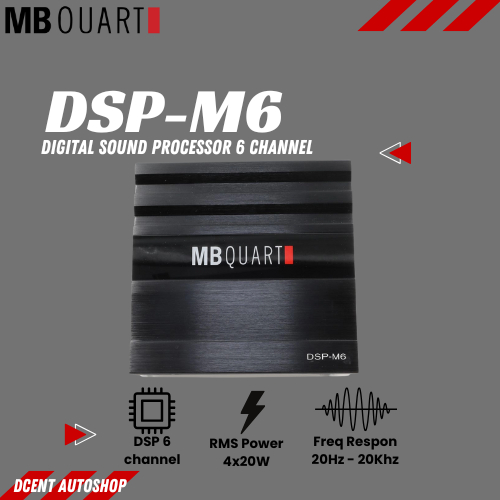 Jual Digital Sound Processor Mobil - MB Quart DSP-M6 - DSP 6 Channel - Built In Power Amplifier ...