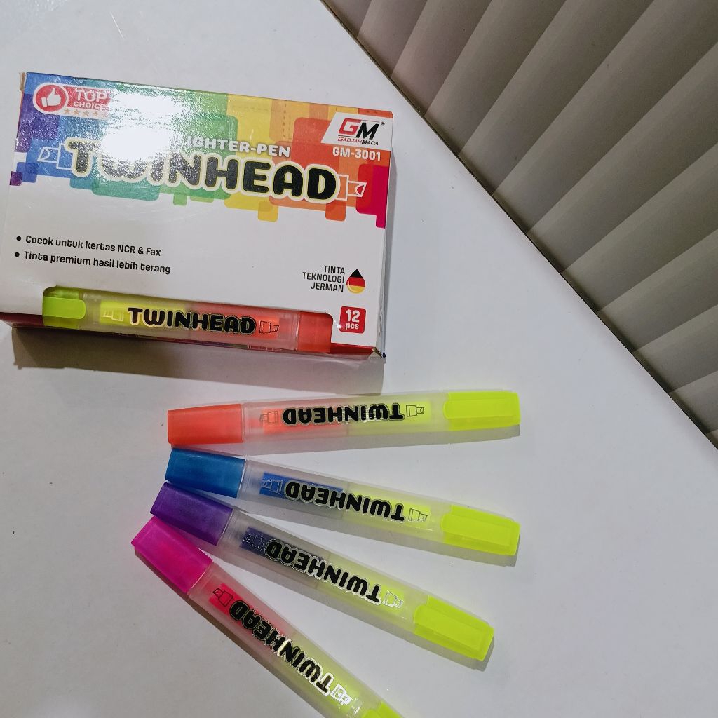 Jual STABILO Highlighter-pen twinhead (per pcs) | Shopee Indonesia